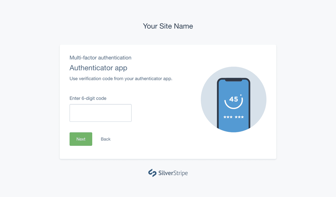 Using authenticator apps | Silverstripe CMS Documentation