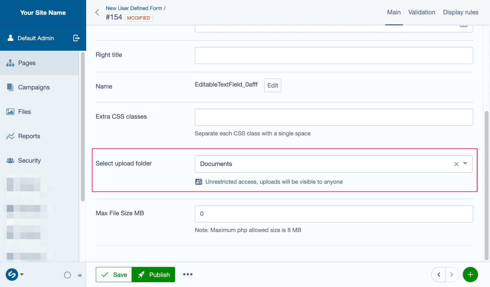 Form Submissions Silverstripe Cms Documentation